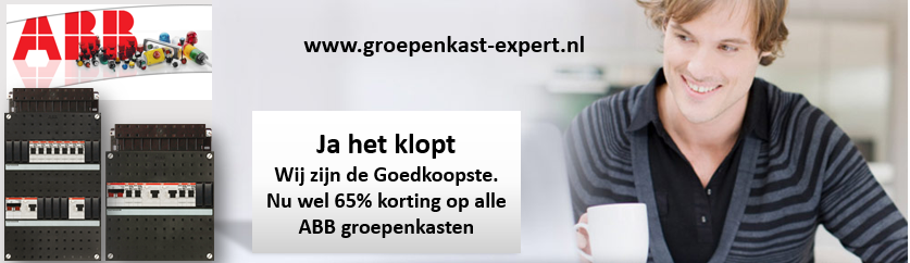 ABB kleine groepenkast kopen? Wij zijn de goedkoopste.